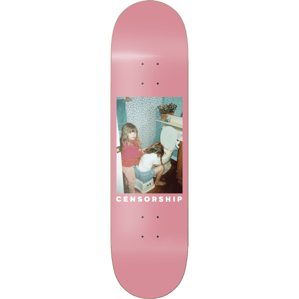 Shop censorship board cute puke team 8.3 online | BUD Skateshop