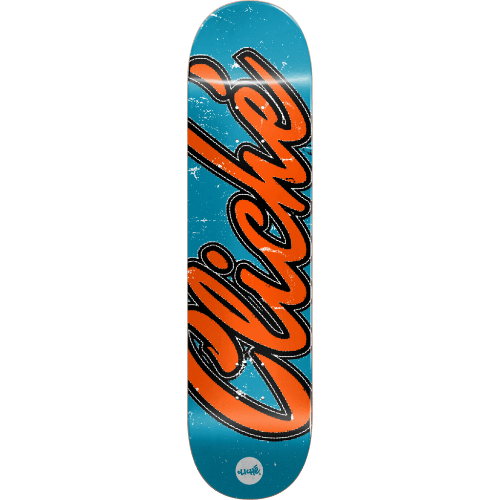Shop cliché board old logo team (blue/orange) 8 online | BUD Skateshop