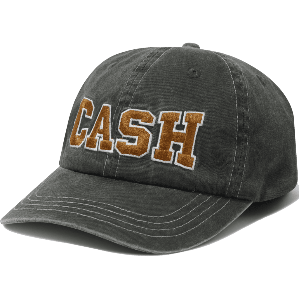 Acheter cash only cap 6 panel campus (black) | BUD SKATESHOP