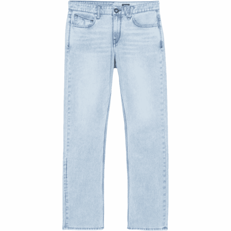 Shop volcom pants denim solver (worn light blue) online | BUD Skateshop